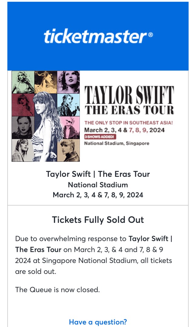 Taylor Swift The Era Tour Concert tickets VIP 5 (2tixkets) + Furama ...