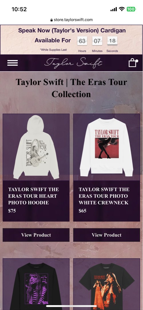 Taylor Swift The Eras Tour Merchandise, Hobbies & Toys, Memorabilia ...
