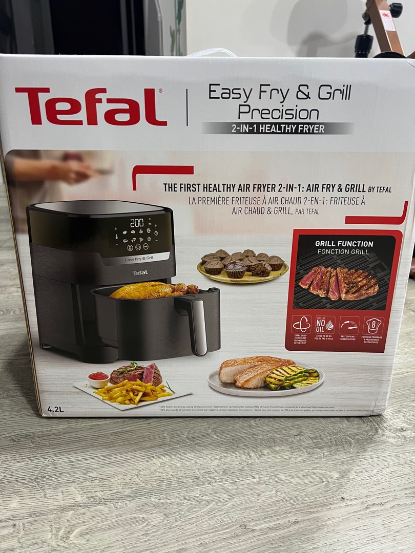 Tefal Air Fryer Easy Fry and Grill Precision, TV & Home Appliances ...