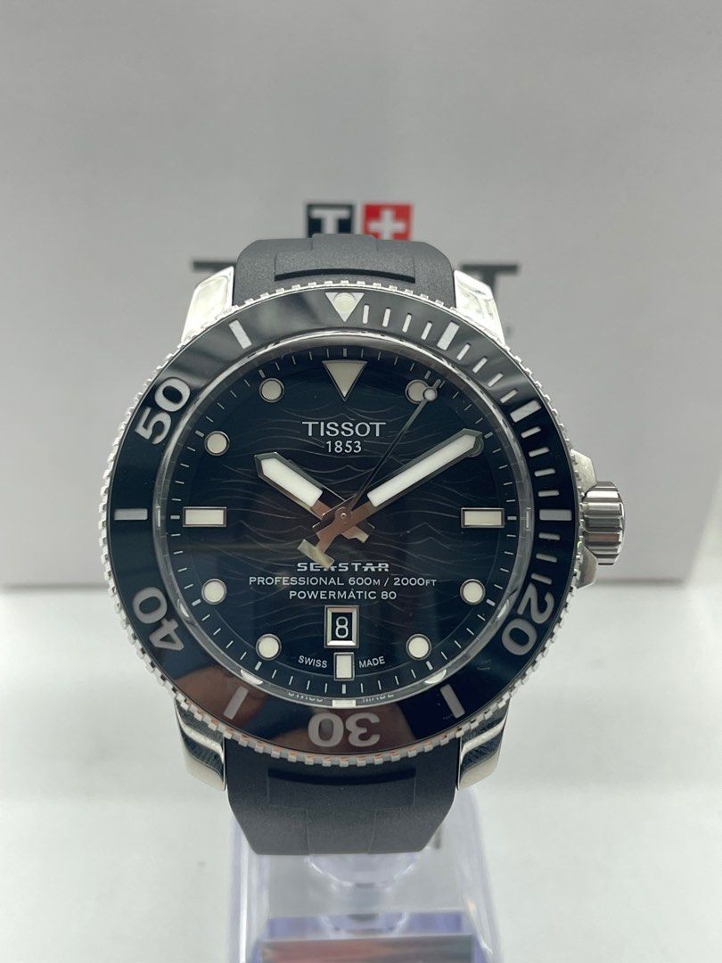 Tissot Seastar 2000 Professional Powermatic 80 46mm Watch, Men's ...