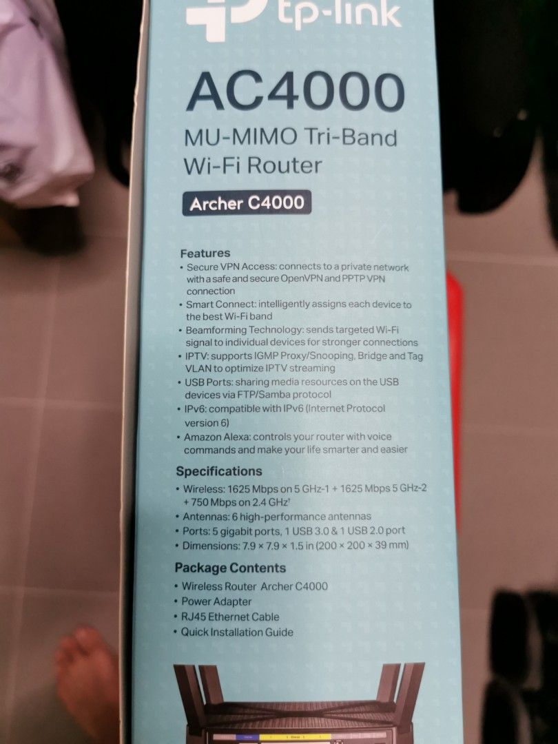 TP Link Archer AC4000 Tri Band, Computers & Tech, Parts & Accessories ...