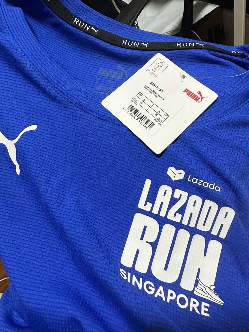 [Trade singlet sizes] Lazada Run Singapore female blue S change to XS ...