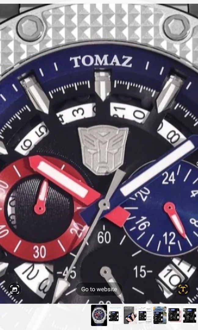 tomaz transformer optimus prime collector watch, Luxury, Watches on Carousell