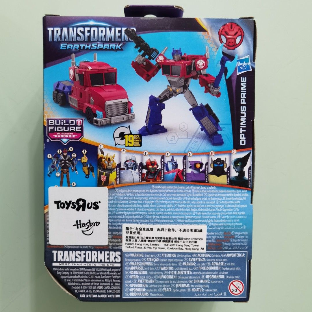 Transformers Earthspark Build Dr. Meridian "Mandroid" Optimus Prime ...