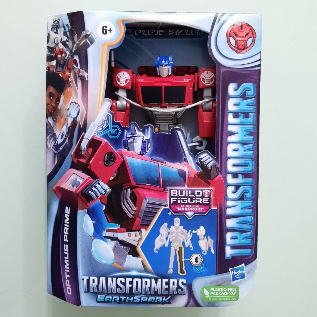 Transformers Earthspark Build Dr. Meridian "Mandroid" Optimus Prime ...
