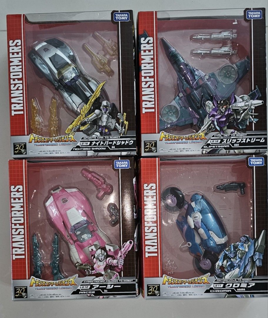 Transformers fembots Arcee chromia Nightbird slipstream, Hobbies & Toys ...
