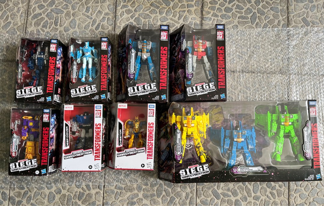 Transformers WFC Trilogy Siege: Cog, Chromia, Impactor, Deep Cover ...