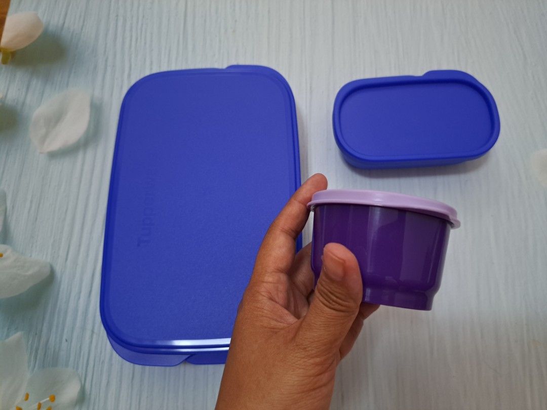 Tupperware Lunch Box with Snack Jar, Furniture & Home Living ...