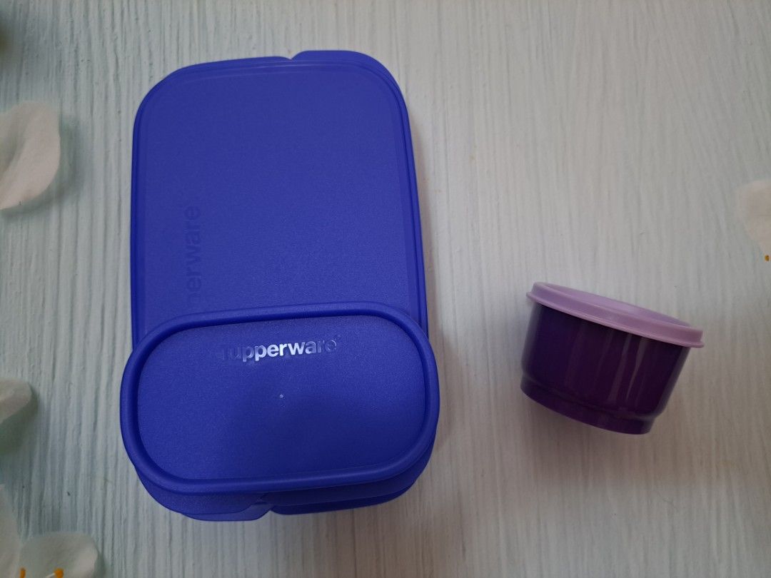 Tupperware Lunch Box with Snack Jar, Furniture & Home Living ...