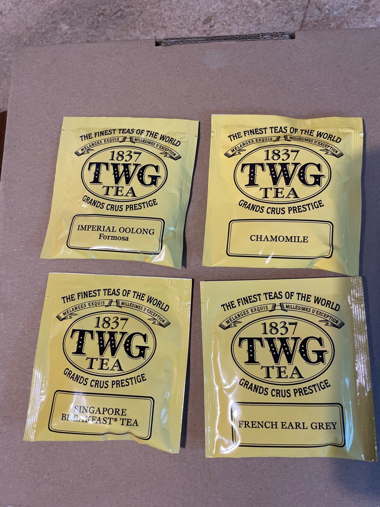 TWG Tea Bags, Food & Drinks, Beverages on Carousell