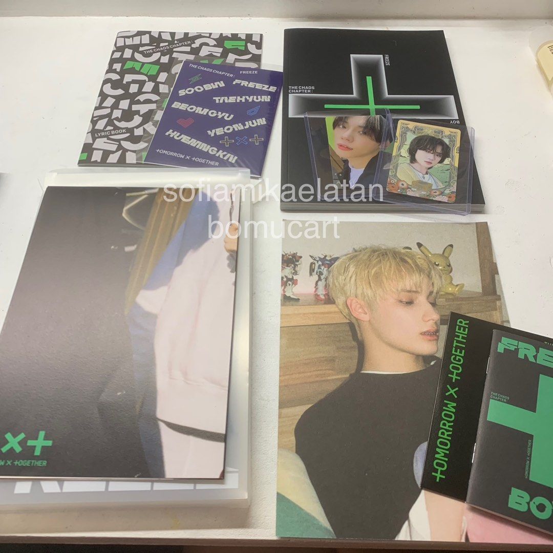 TXT The Chaos Chapter: Freeze Album Boy Ver. Unsealed with Complete ...