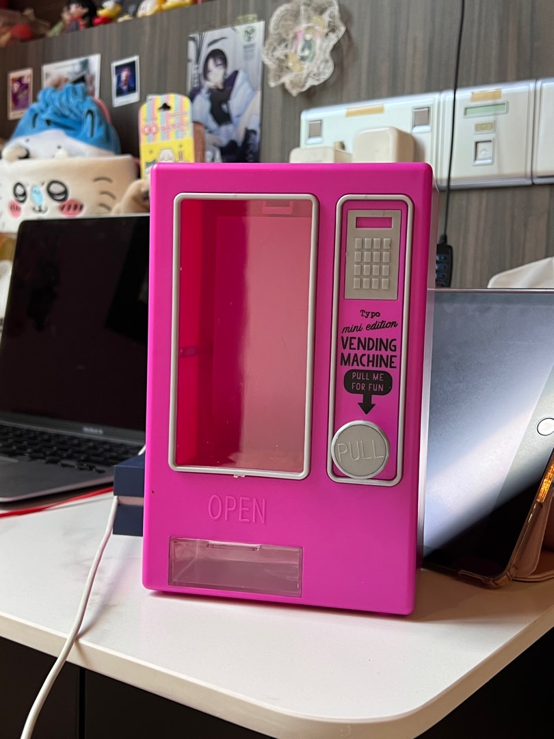 typo vending machine pink, Hobbies & Toys, Toys & Games on Carousell
