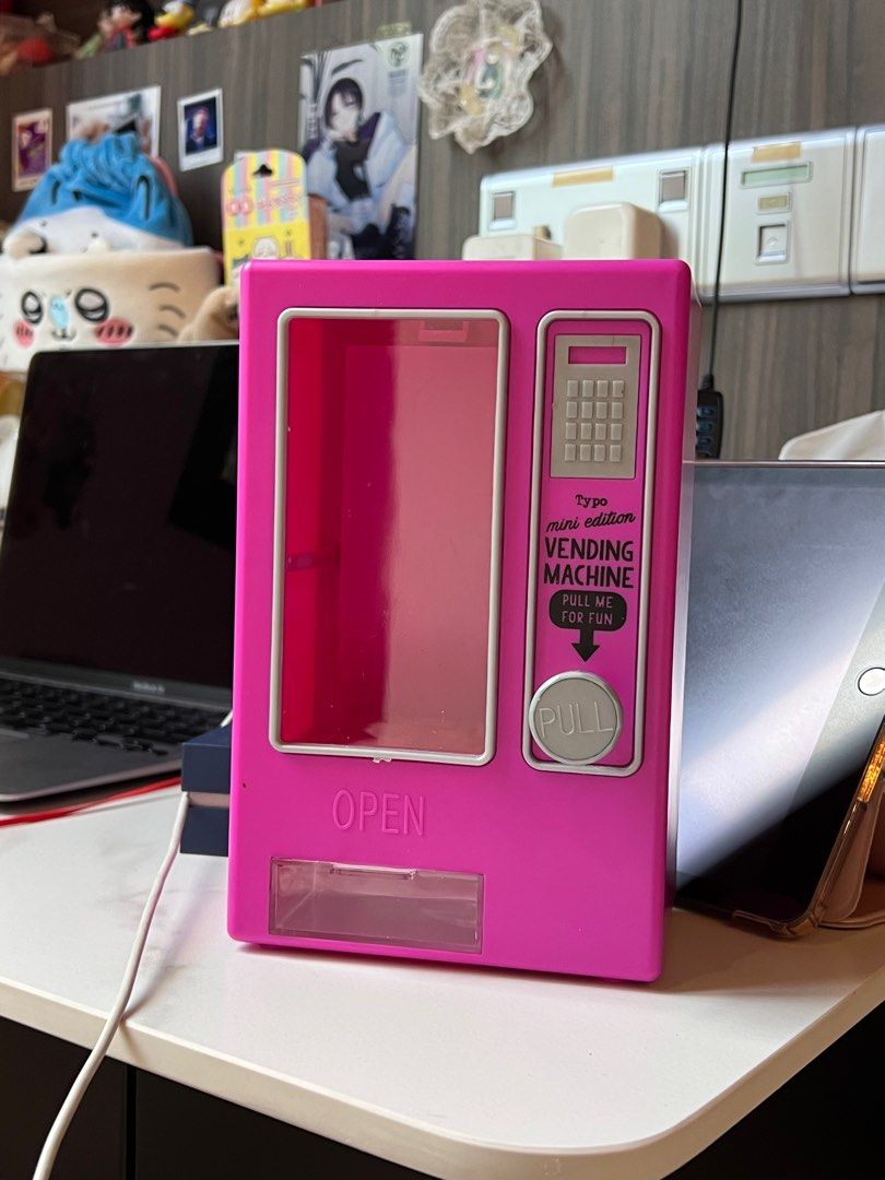 typo vending machine pink, Hobbies & Toys, Toys & Games on Carousell