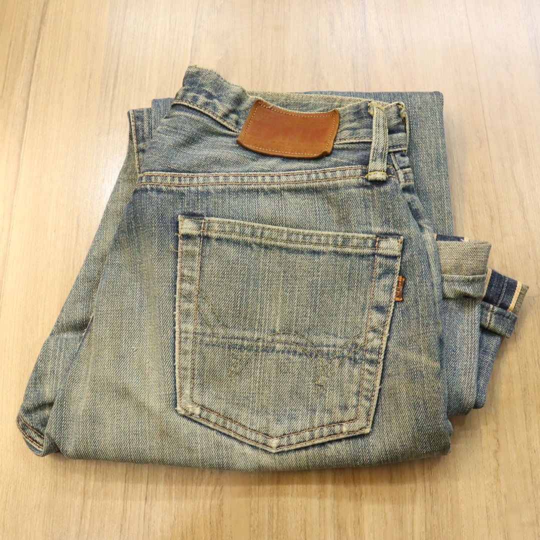Vintage Edwin 505XX Selvedge Distressed Seasoned Denim Jeans, Men's ...