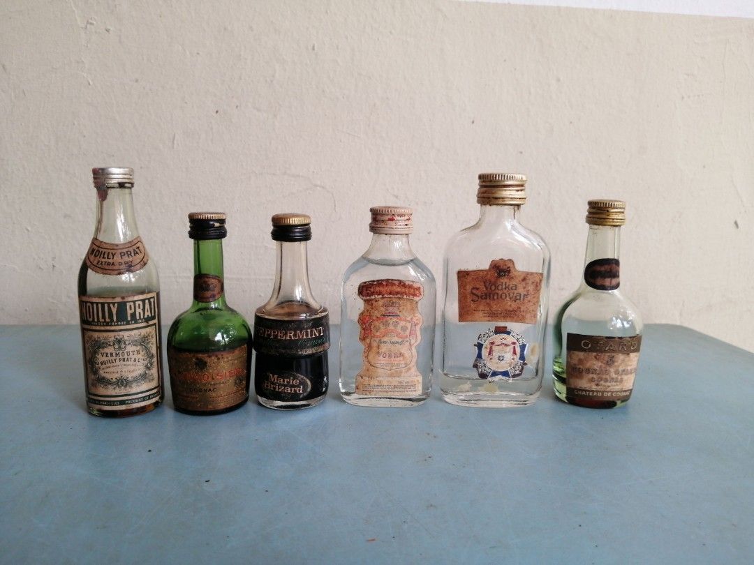 Vintage Miniature Alcohol Liquor Bottles, Hobbies & Toys, Memorabilia ...