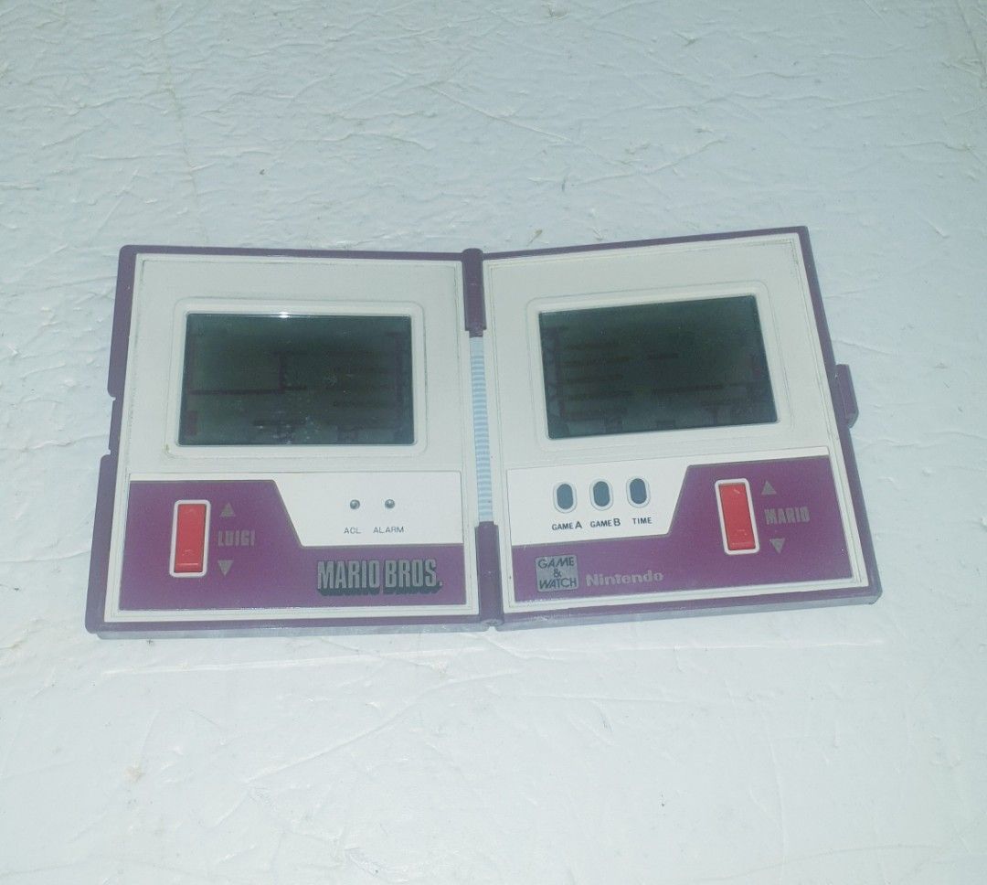 vintage Nintendo game & watch Mario Bros, Video Gaming, Video Game ...