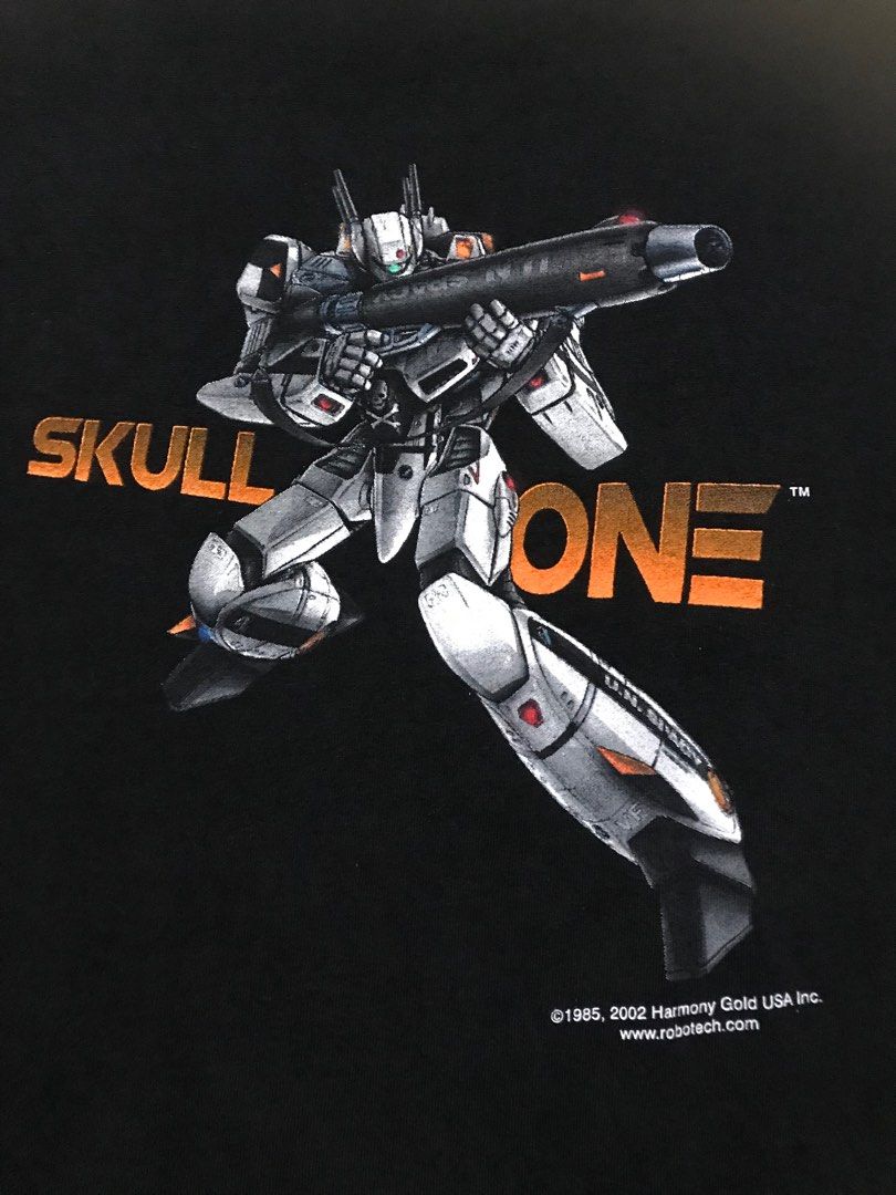 vintage Robotech Skullone Squadron, Men's Fashion, Tops & Sets, Tshirts ...