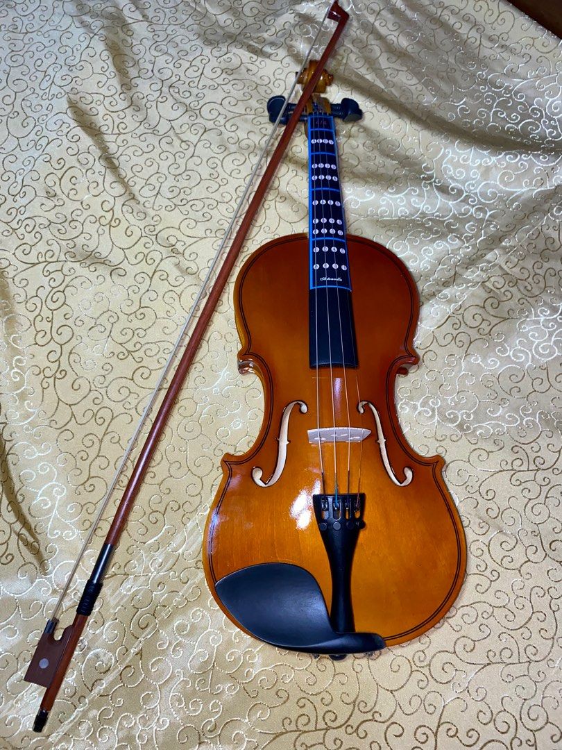 VIOLIN (4/4 full set of rosin violin), Hobbies & Toys, Music & Media ...