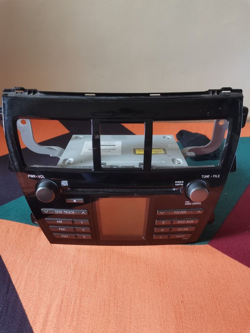 Vios Gen 2 2010 Head unit, Car Parts & Accessories, Audio, Video, Alarm ...