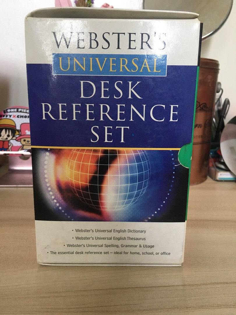 Webster’s Universal Desk Reference Set (Dictionary) (Preloved), Hobbies ...