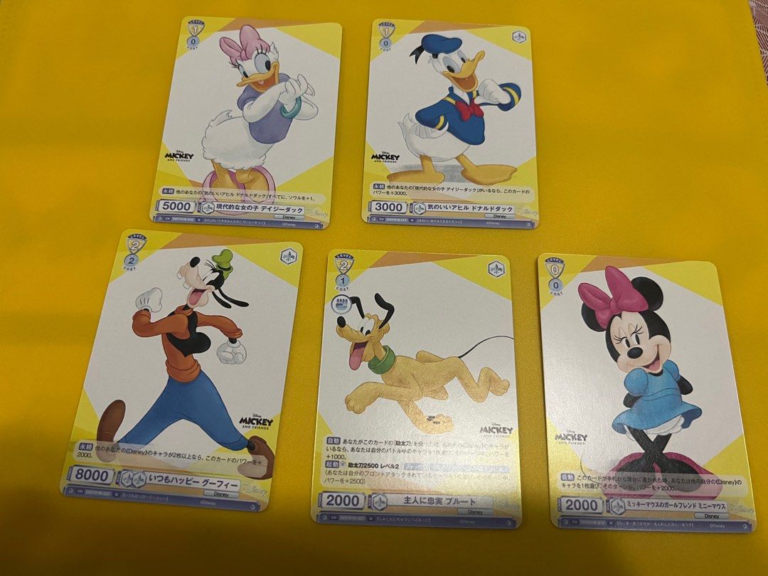 Weiss disney blau cards, Hobbies & Toys, Toys & Games on Carousell