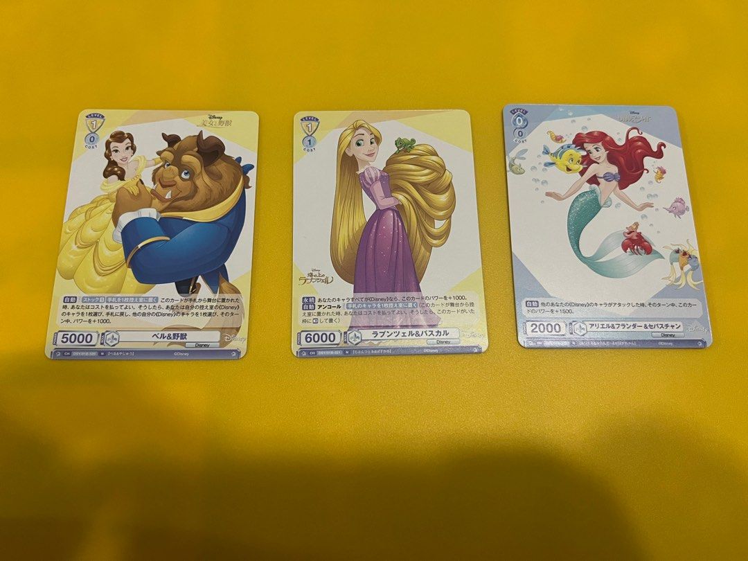 Weiss disney blau cards, Hobbies & Toys, Toys & Games on Carousell