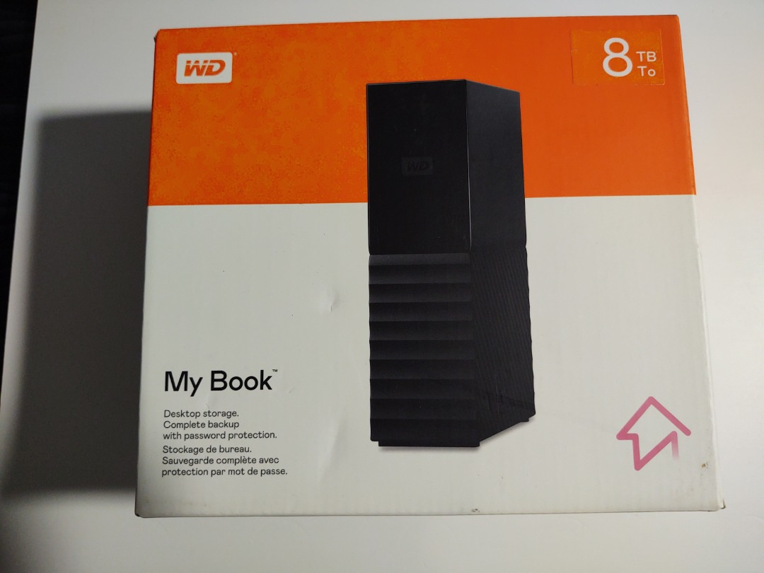Western Digital 8TB My Book Desktop External Hard Drive - USB 3.0 ...