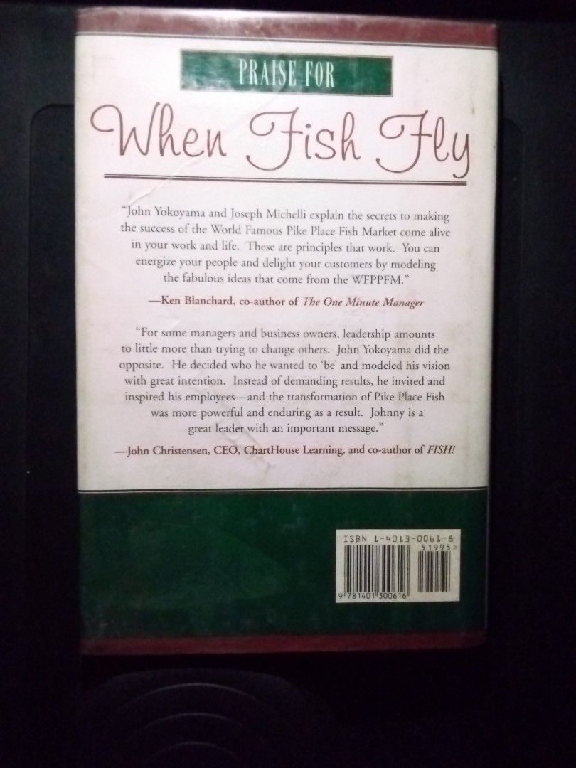 When Fish Fly by John Yokoyama & Joseph Michelli, Ph.D., Hobbies & Toys ...