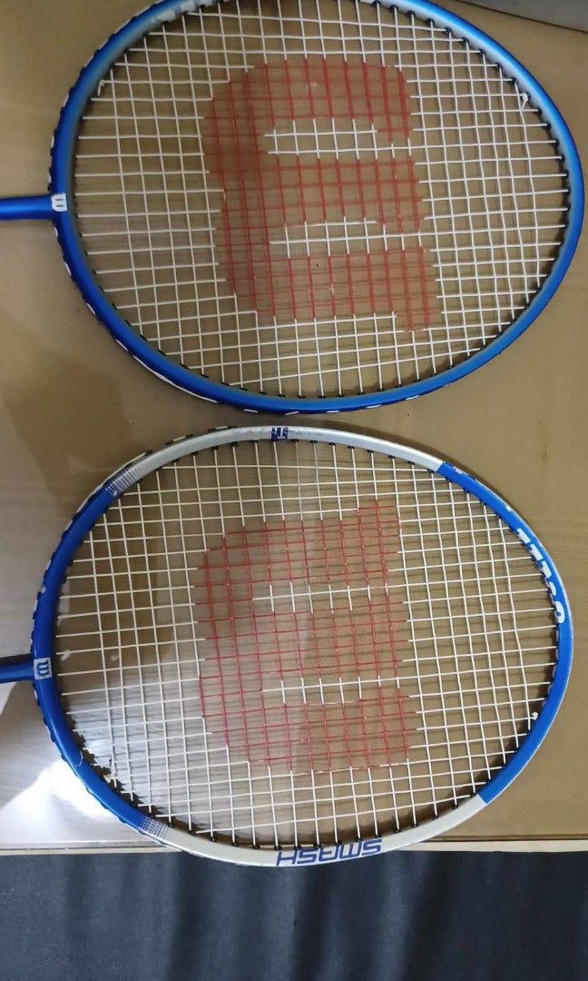 Wilson badminton racket Yonex badminton racket Donnay badminton racket ...
