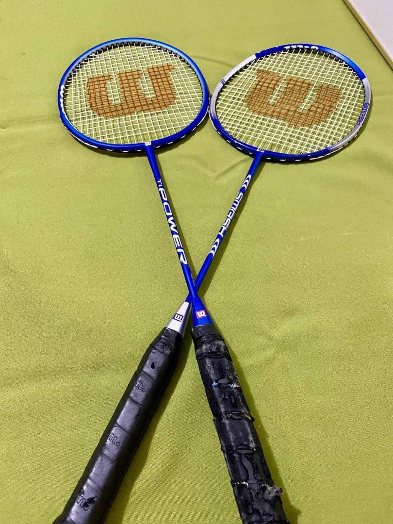 Wilson badminton racket Yonex badminton racket Donnay badminton racket ...