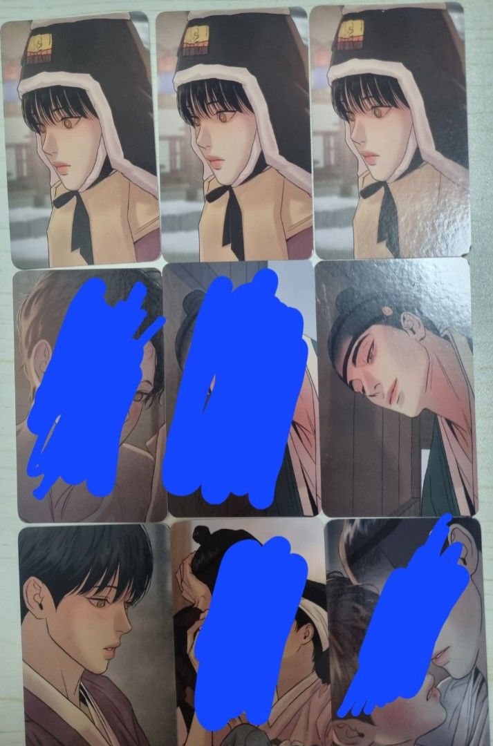 [WTT] POTN photocards lezhin jmee painter of the night manhwa korean bl ...