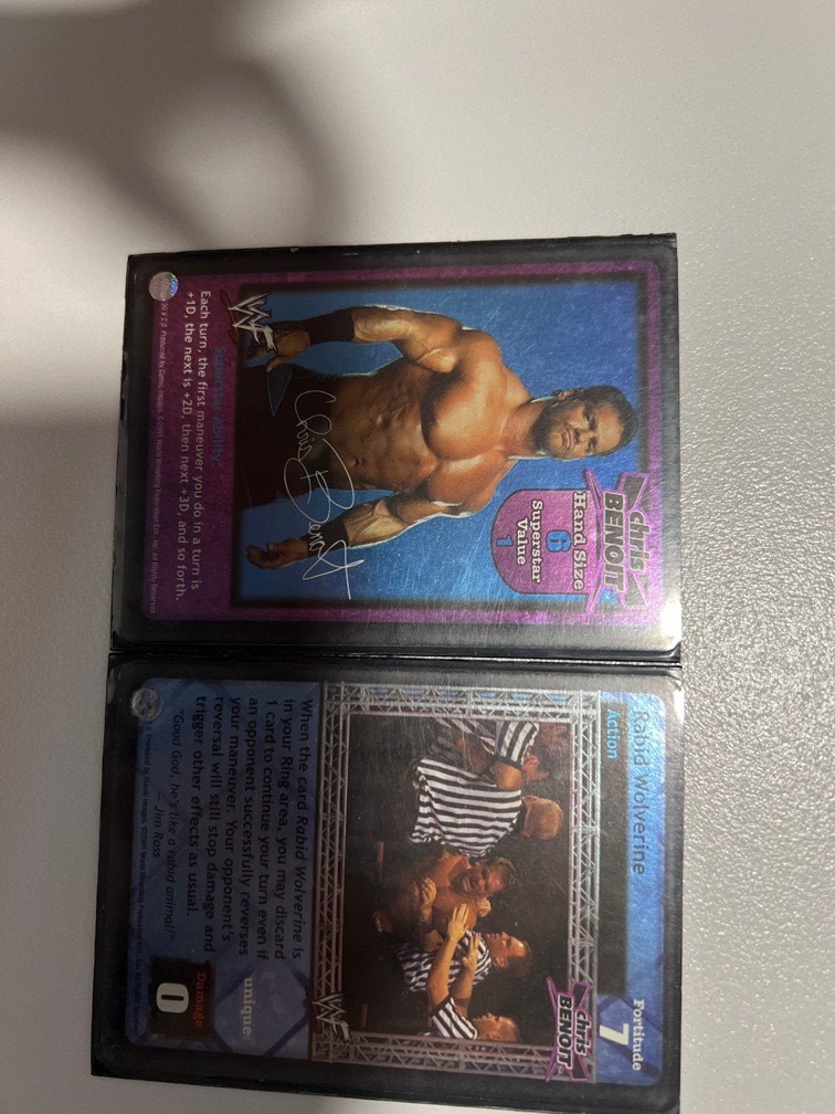 WWF cards, Hobbies & Toys, Toys & Games on Carousell