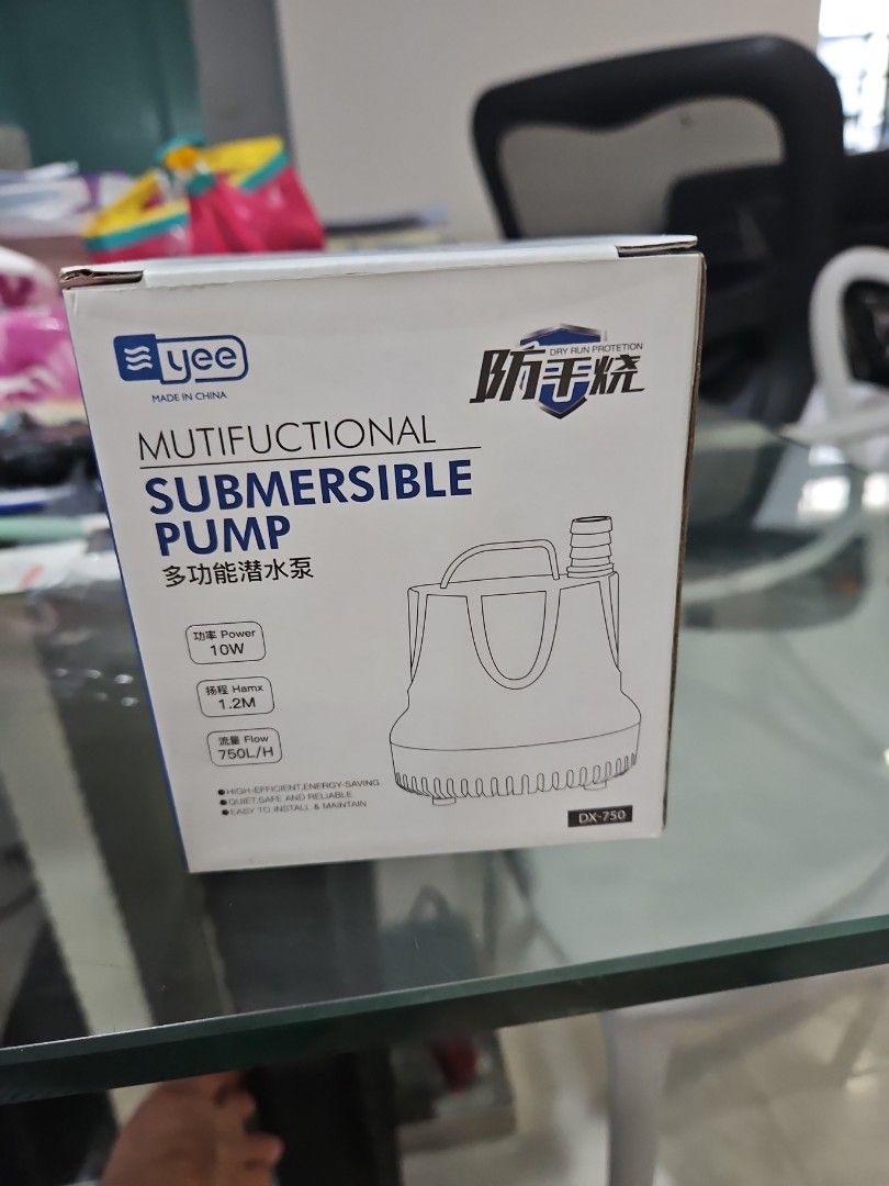 Yee submersible pump, Pet Supplies, Homes & Other Pet Accessories on Carousell
