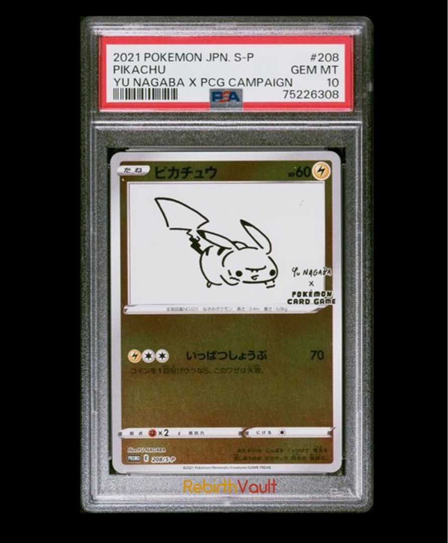 Yu Nagaba Pikachu PSA 10 - Pokemon cards, Hobbies & Toys, Toys & Games on Carousell
