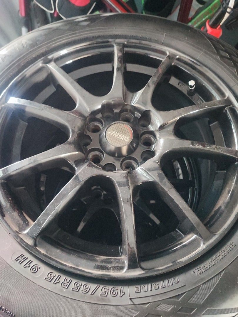 15" 5x100/114 dual PCD with Yokohama tyres, Car Accessories, Tyres ...