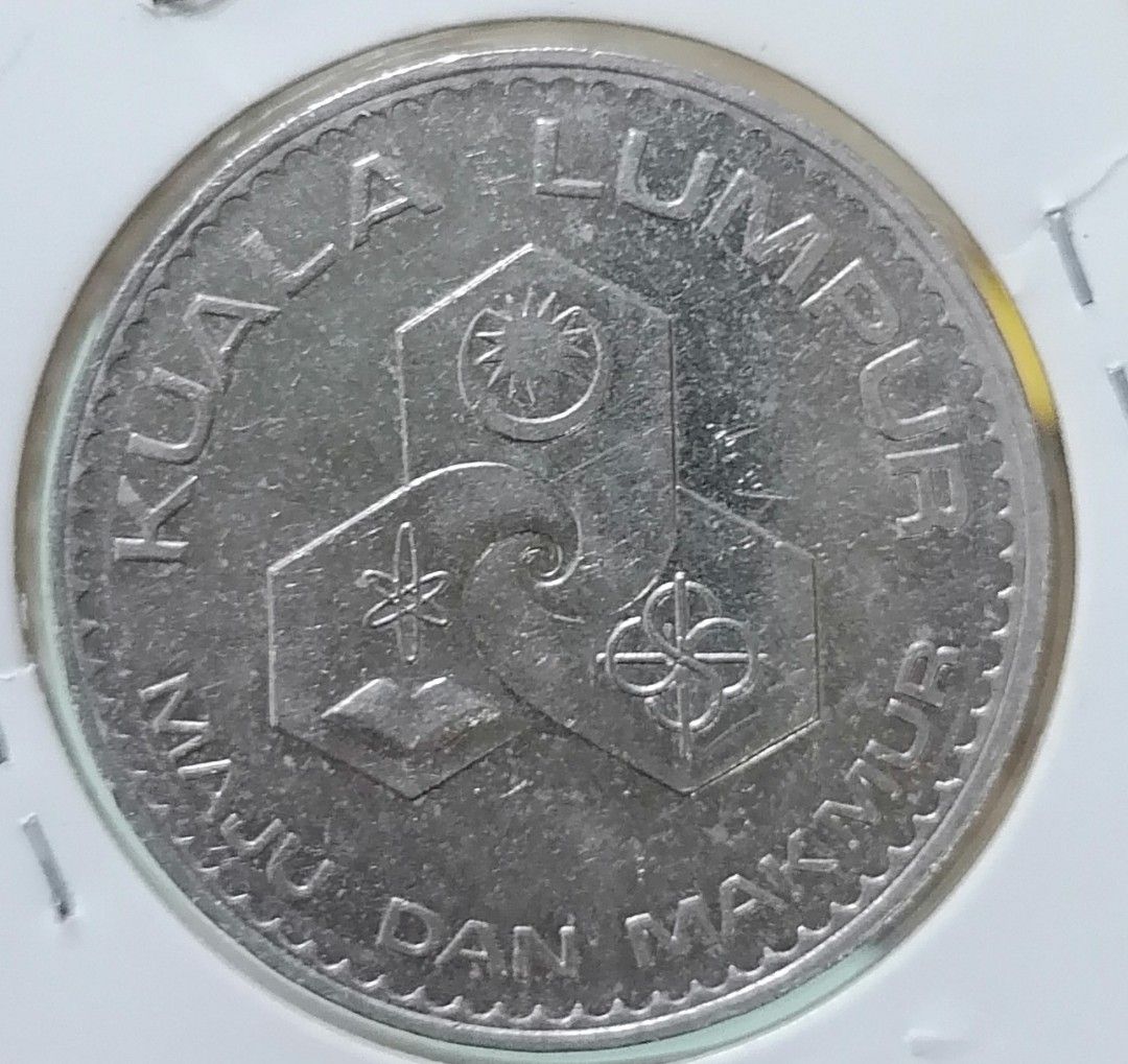 1972 Malaysia Rm1 Kuala Lumpur coin, Hobbies & Toys, Collectibles & Memorabilia, Currency on ...