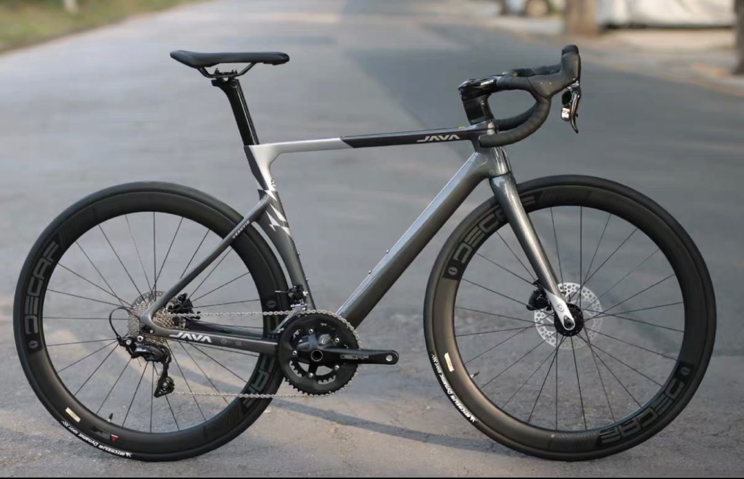 2023 JAVA Vesuvio 12 Speed Hydraulic Disc Brake Full Carbon Road Bike Shimano 105 Front Rear ...