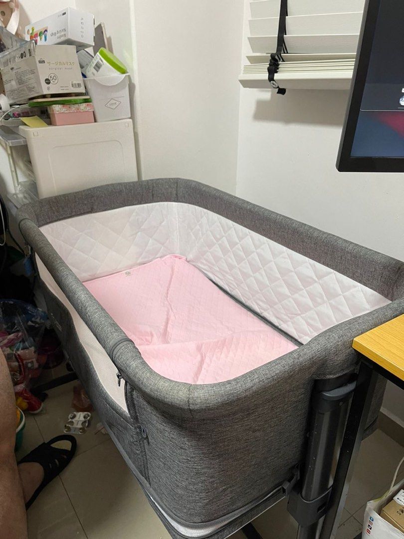 3in1 Mummystyle co-sleeper convertible to playpen portable bed Rocking ...