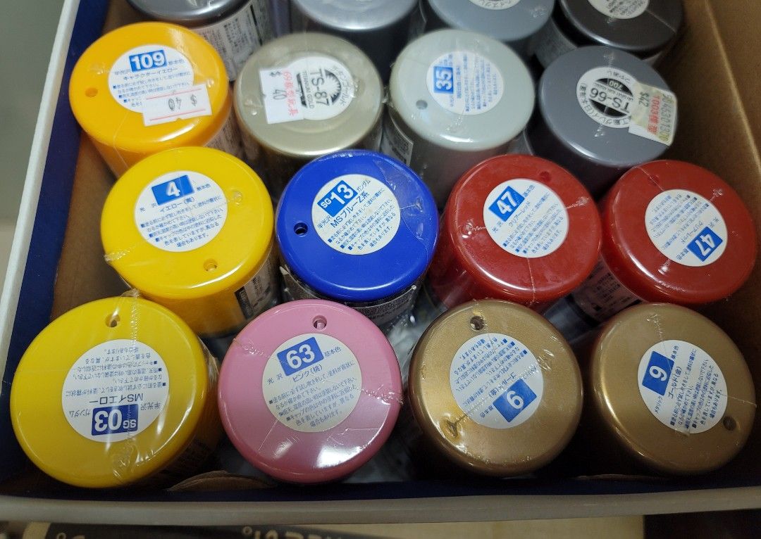 全新 24罐 噴油罐 Tamiya Color model craft airbrush spray can spray paint Mr ...