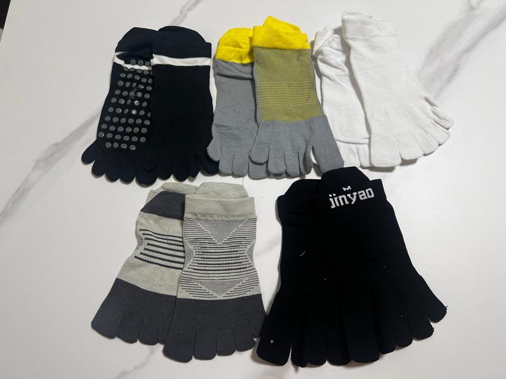 特價現貨- 5 toes socks 5指運動襪 (Size M - 22 - 24 cm) $25/1, 女裝, 手錶及配件, 襪褲襪 ...