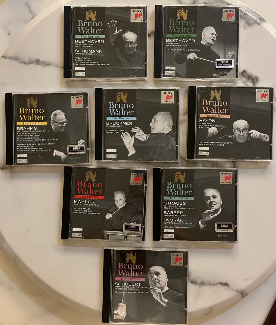 古典指揮家名盤 Classical Conductor 8CDs - Bruno Walter Edition - Beethoven ...