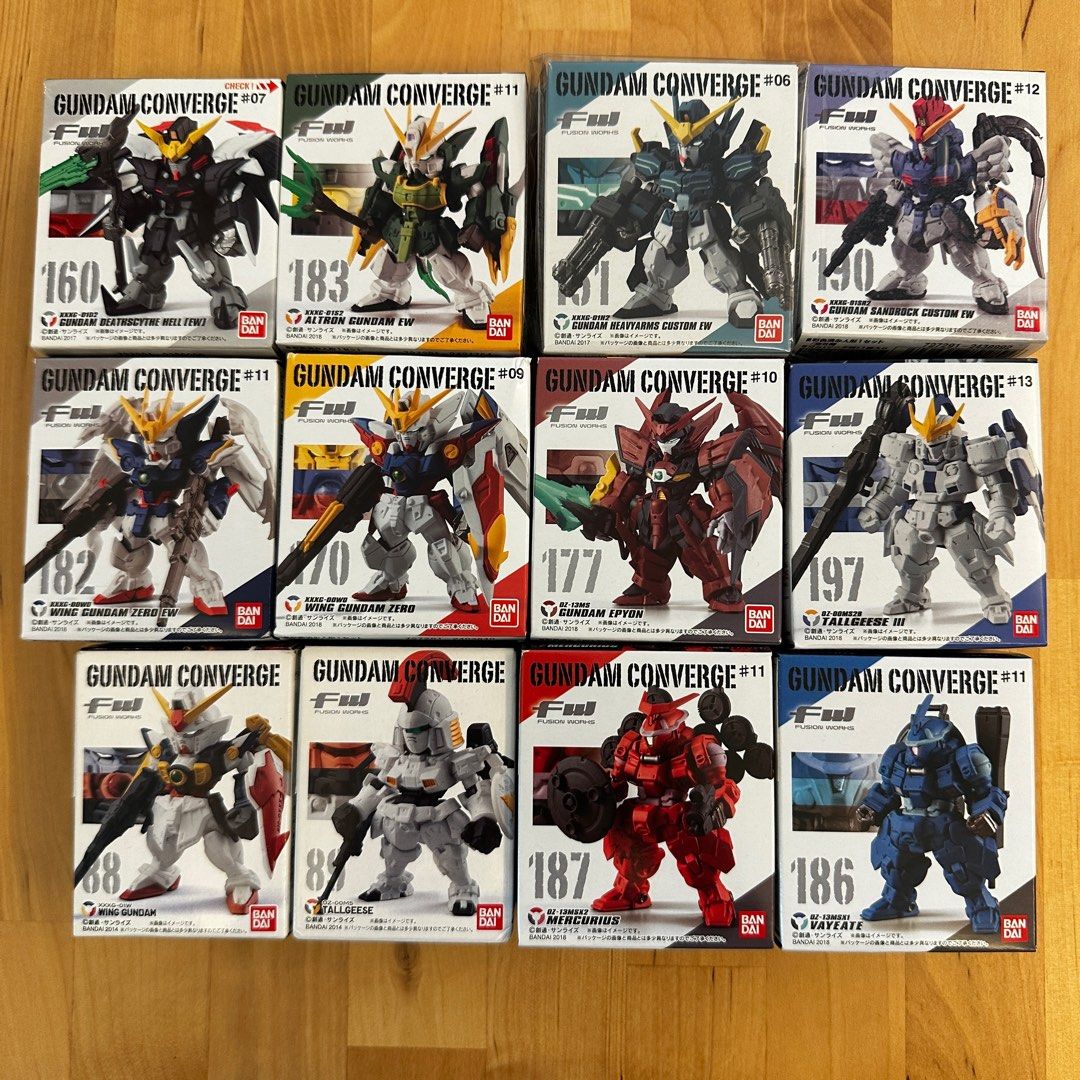 FW Gundam Converge FWC 高達W Gundam W 新機動戰記 高達W Gundam W Endless Waltz 敗者之榮光 高達五子機 WING GUNDAM ...