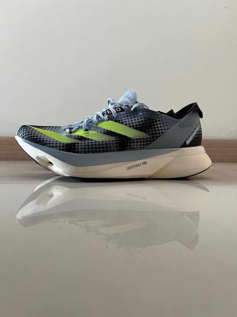 Adidas Adzero Adios Pro 3 (US9.5/UK9) -AW23 blue white, Men's Fashion ...