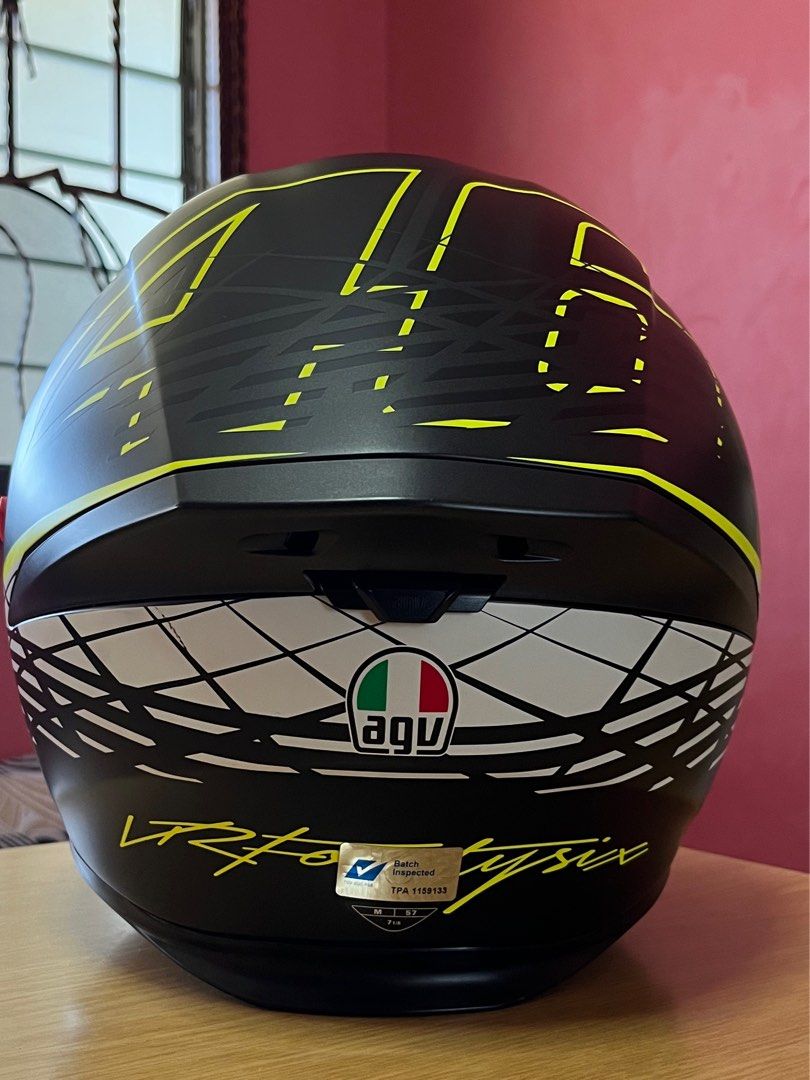 AGV K5-S VR46 Full Face Helmet, Motorcycles, Motorcycle Apparel on ...