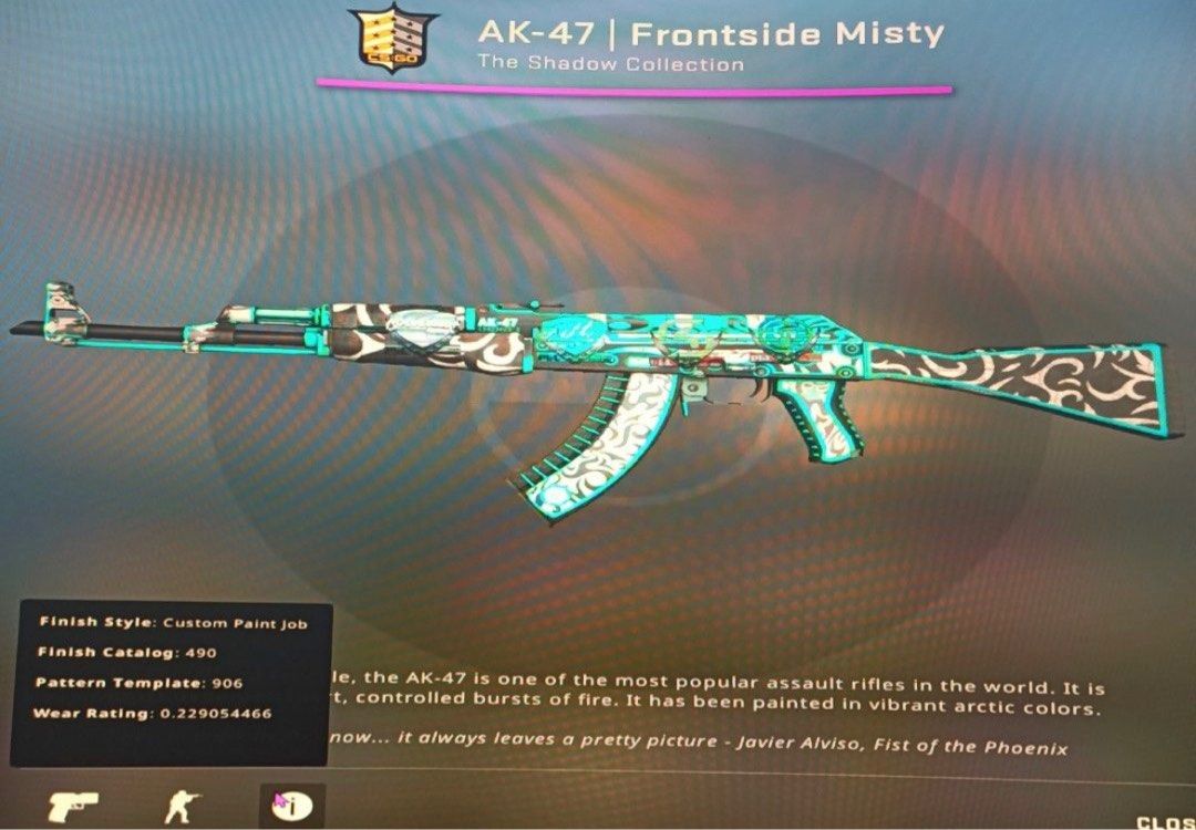 AK-47 Frontside Misty, Video Gaming, Gaming Accessories, In-Game ... AK-47 Frontside Misty, Video Gaming, Gaming Accessories, In-Game ...