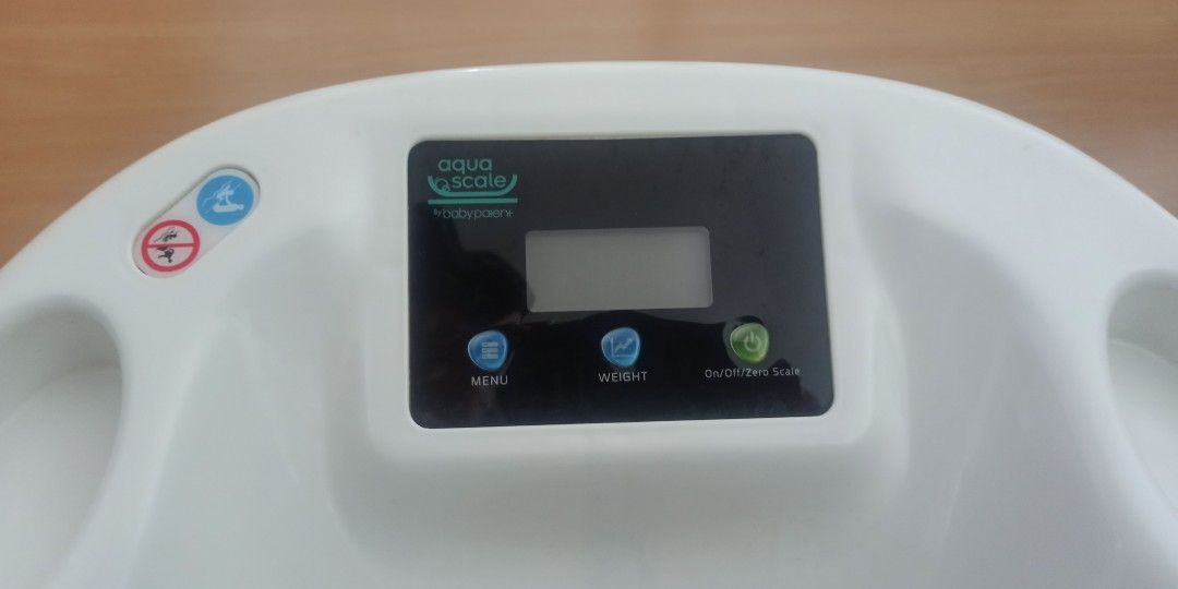 AquaScale Digital Scale and Thermometer 3-in-1 Infant Bathtub, Babies ...