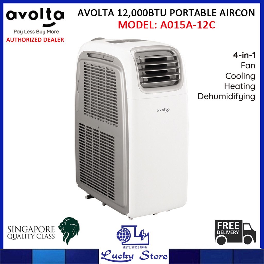 Avolta A015A-12C 12K Btu Portable Aircon, TV & Home Appliances, Air ...
