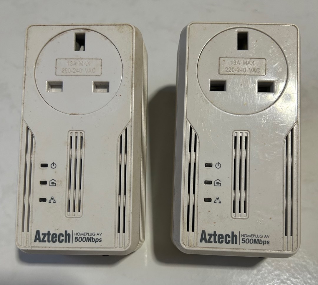 AZTECH HL115EP HomePlug AV Ethernet Adaptor, Computers & Tech, Parts ...