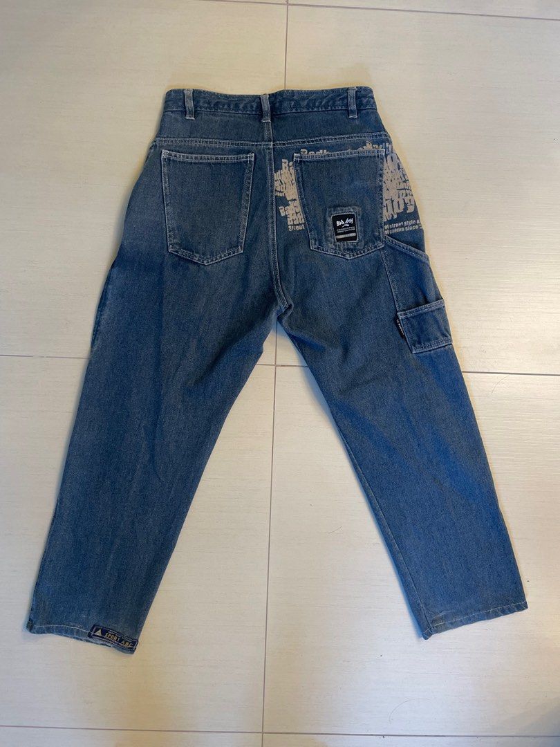Bad boy Baggy Jeans, Men's Fashion, Bottoms, Jeans on Carousell