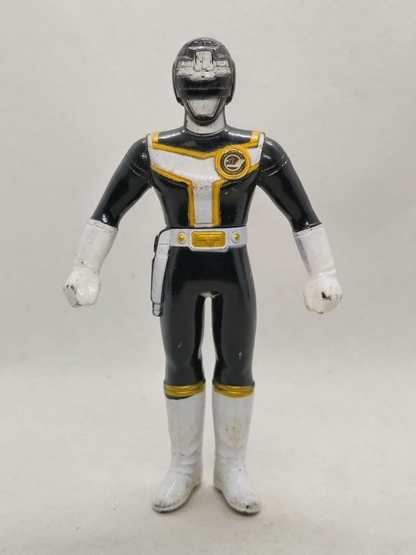 Bandai - Kousoku Sentai Turboranger Sofubi - Black Turbo Sofubi ...